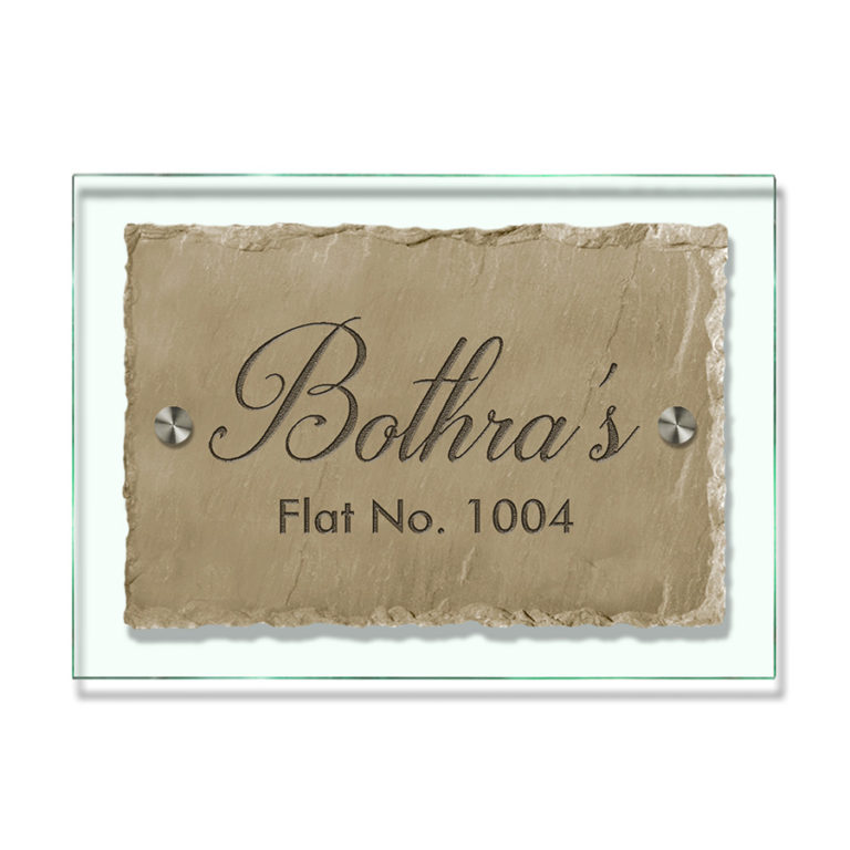 Buy Exclusive & Designer Stone name plate design online in india