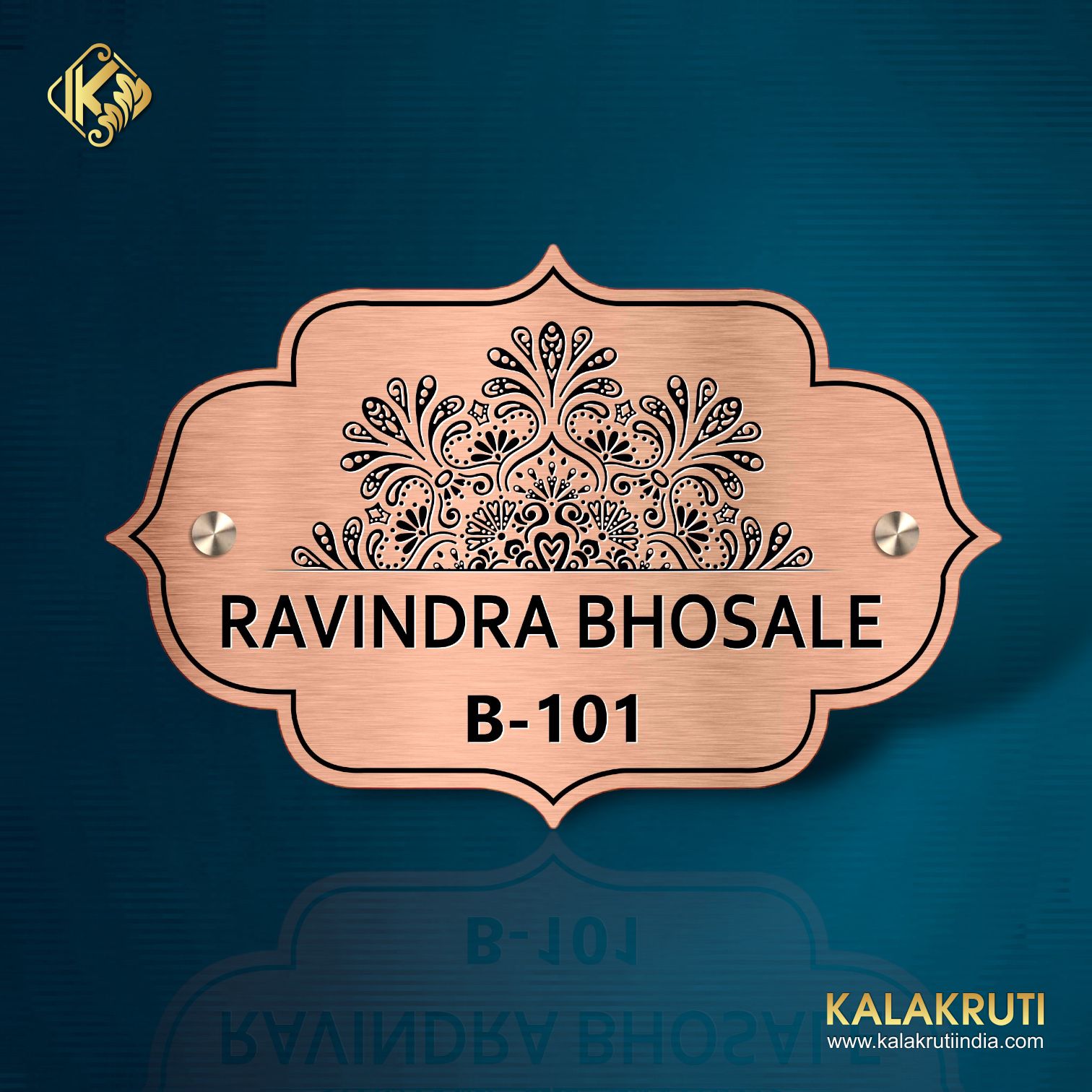 Custom Villa Nameplate Designer Online in Pune and Bangalore