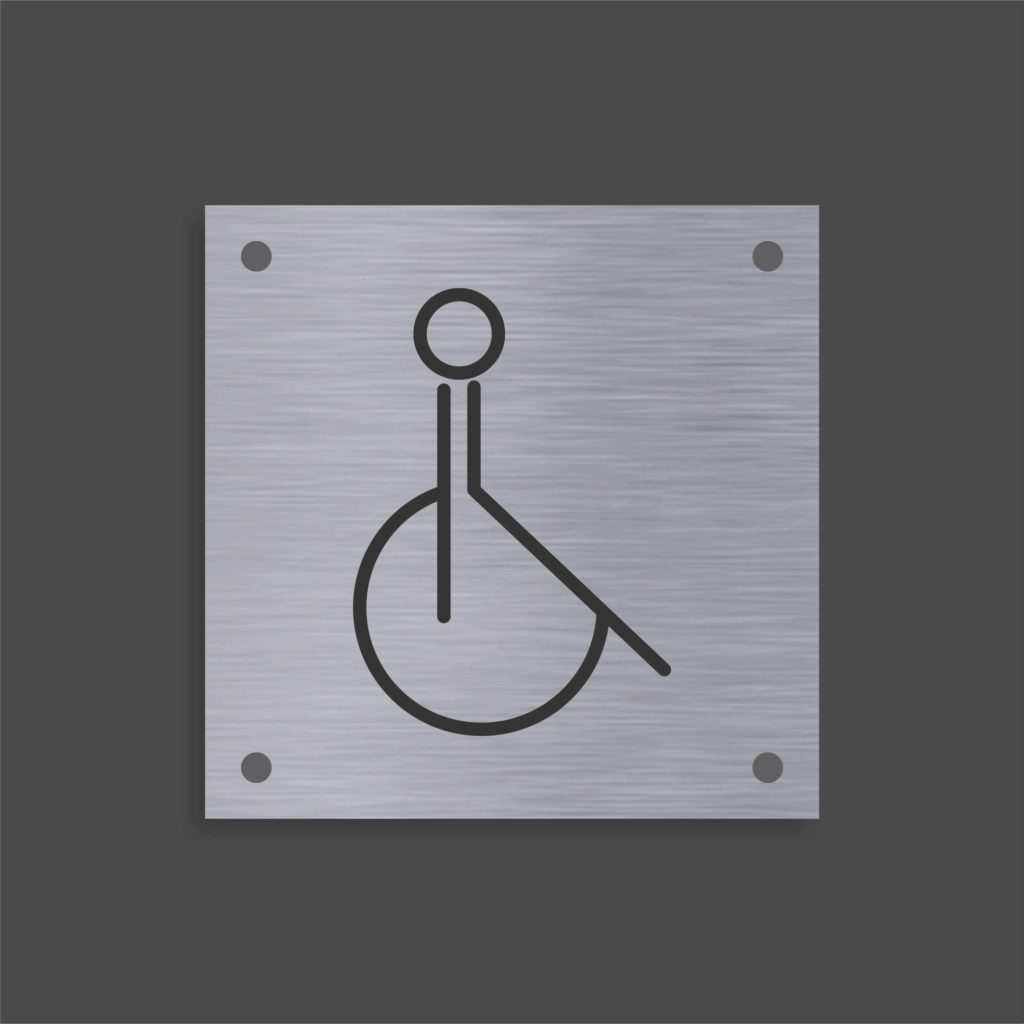STAINLESS STEEL HANDICAP TOILET SIGN 1 Customized Name Plate Designs stainless-steel-handicap-toilet-sign-1-customized-name-plate-designs